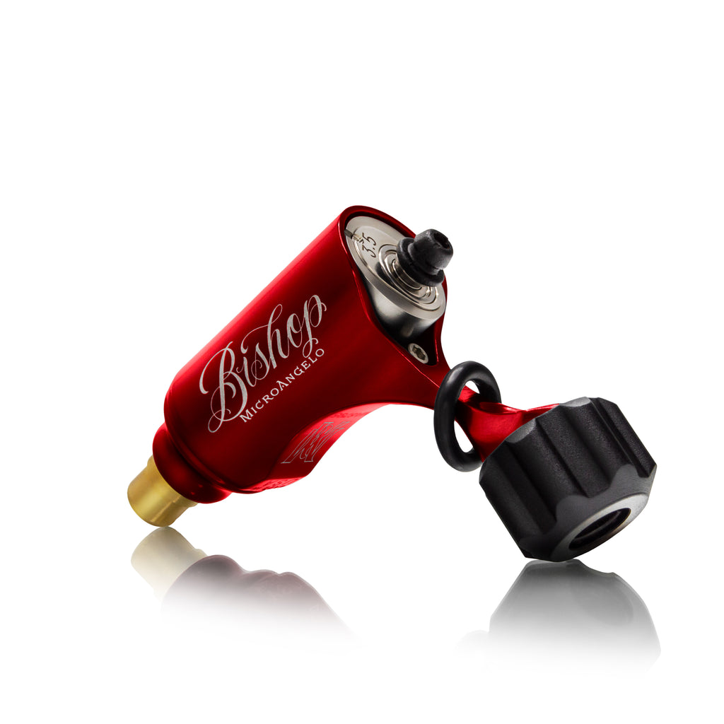 Microangelo Tattoo Machine - Blood Red – Bishop Tattoo Supply